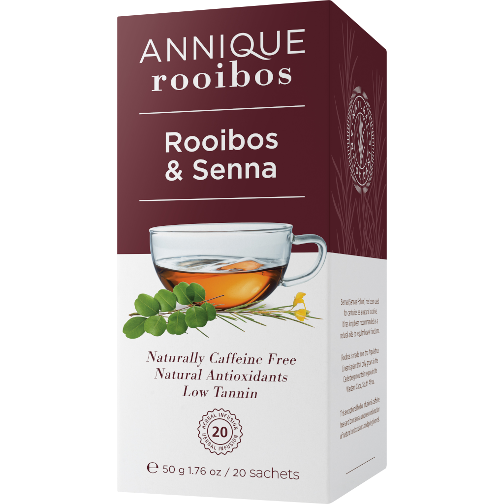 Rooibos & Senna Tea 20 Sachets | Assists with Colon Issues – annique.ca